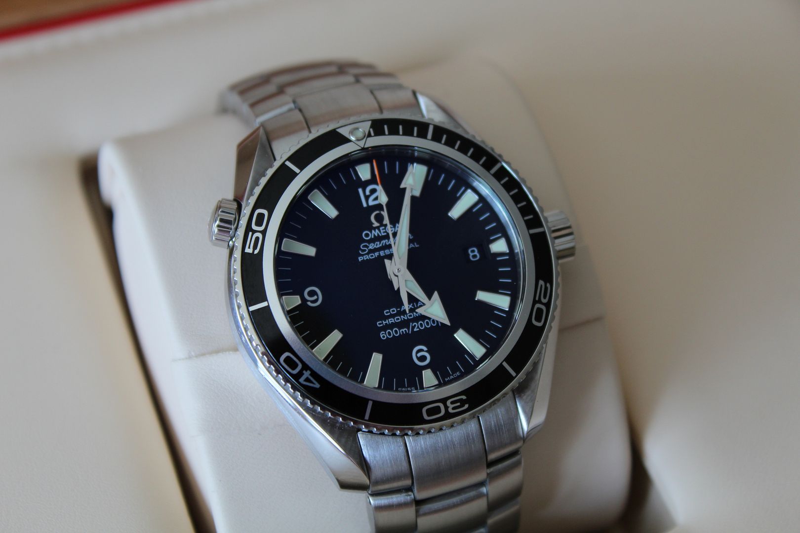 SOLD Omega Seamaster 600M Planet Ocean 42mm 2201.50 Co-axial 2500 w ...