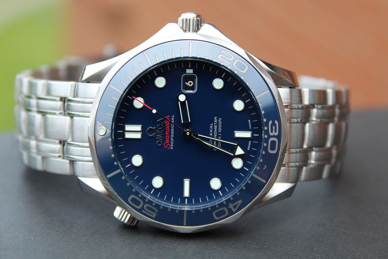 SOLD Omega Seamaster Pro 300M SMPc Blue Bond Ceramic 41mm CoAxial 212.30.41.20.03.001 #2196 ...